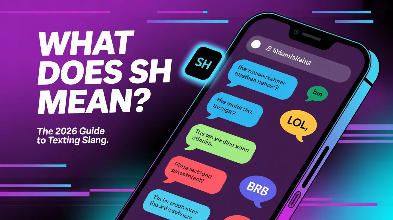 What Does SH Mean? The 2026 Guide to Texting Slang